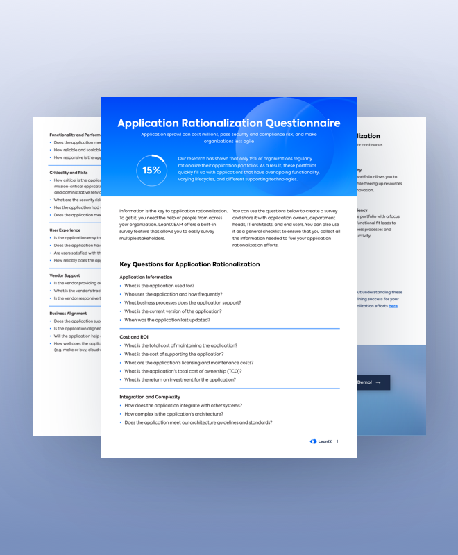 Application Rationalization Success Kit Free Download